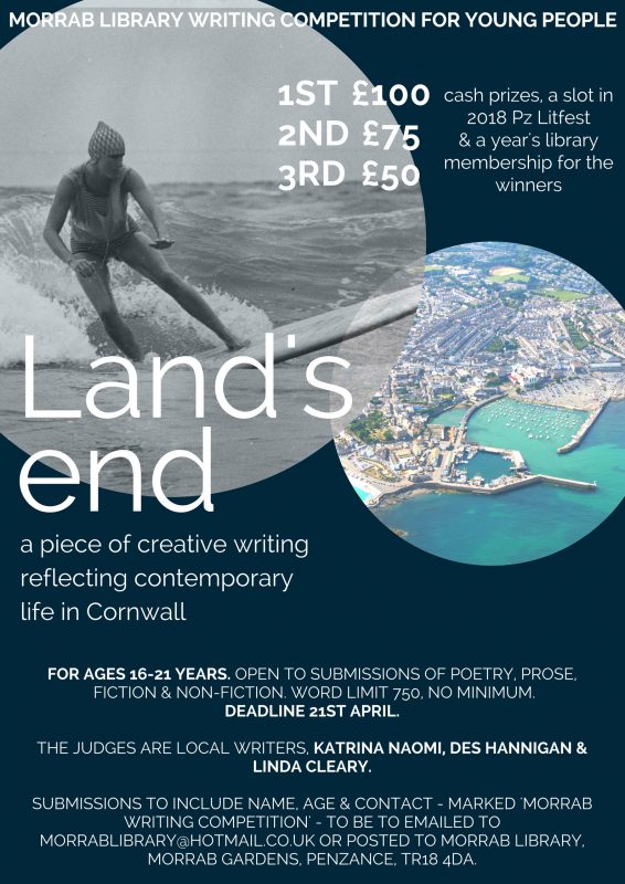 MORRAB LIBRARY WRITING COMPETITION FOR YOUNG PEOPLE – The Morrab Library